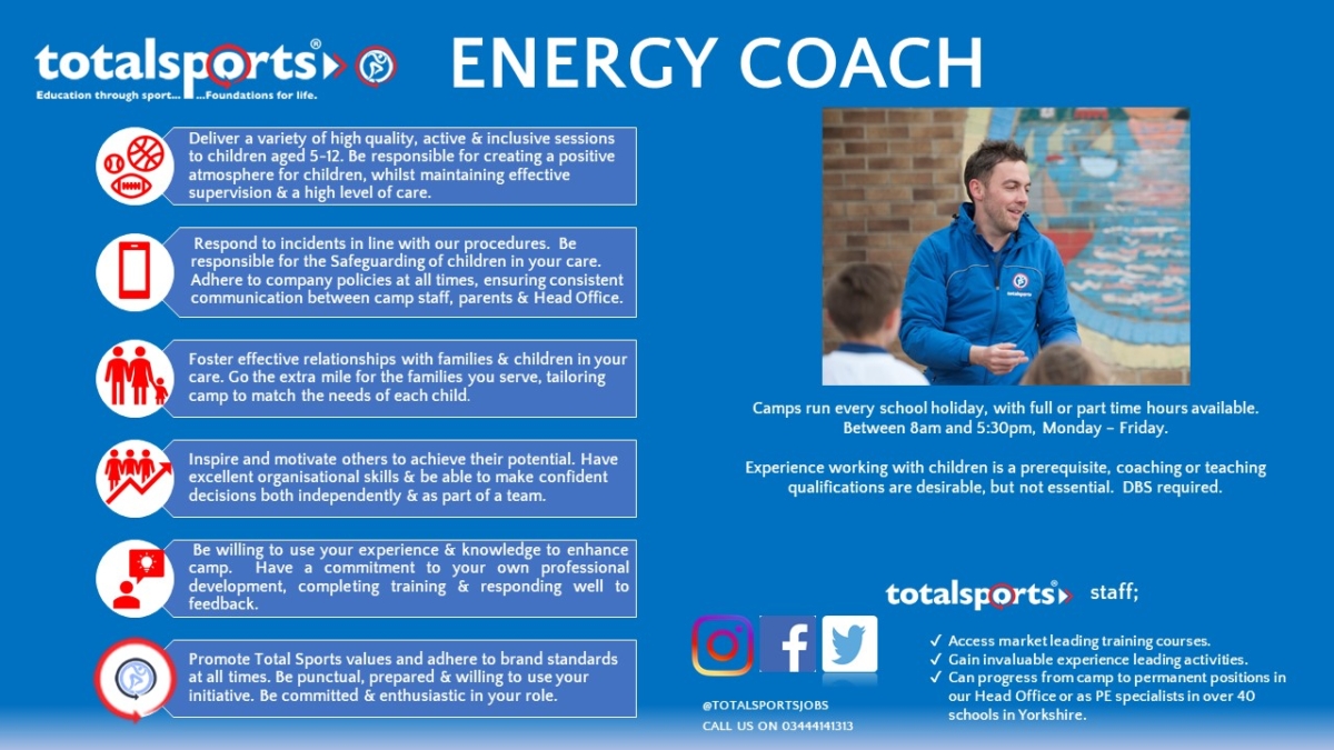 Energy Coach - Total Sports Limited